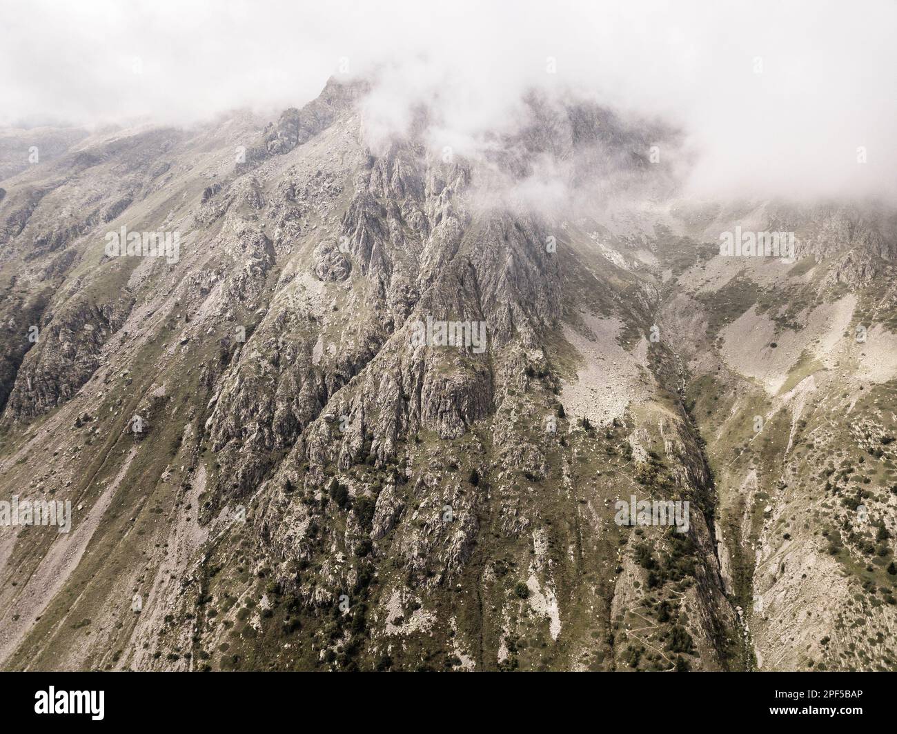 Italian Alps seen from the sky Stock Photo - Alamy