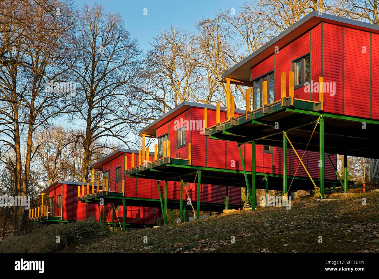 Tiny House Settlement, Schalksmuehle, Sauerland, North Rhine-Westphalia ...