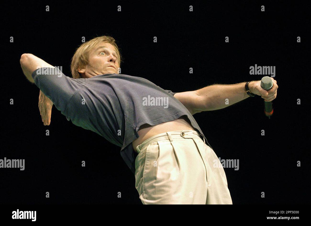 Comedian Brad Stine performs at a Promise Keepers conference in St ...