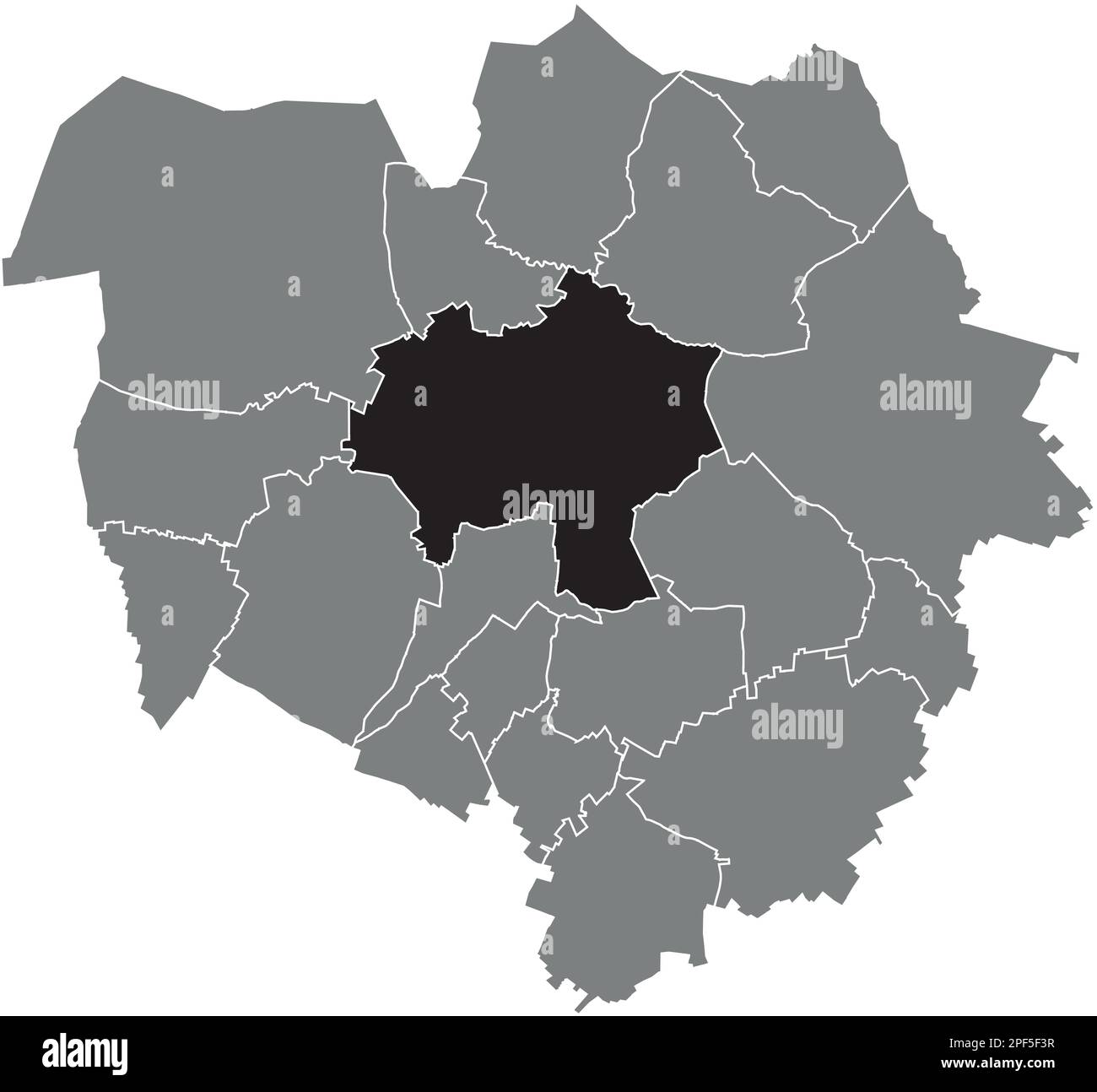 Mons map Stock Vector Images - Alamy
