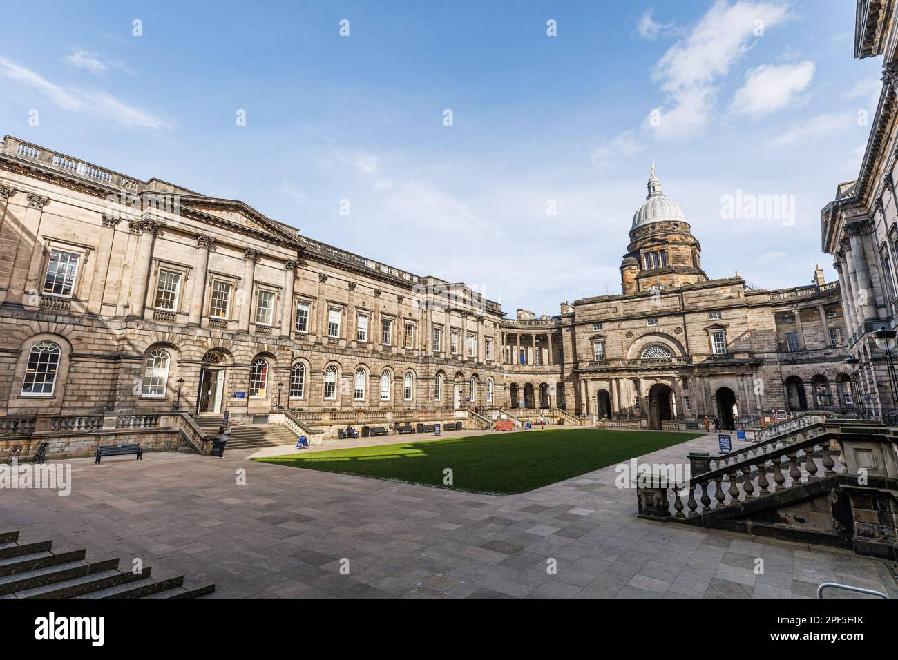 The iconic Old College, home of the School of Law, Talbot Rice Gallery ...