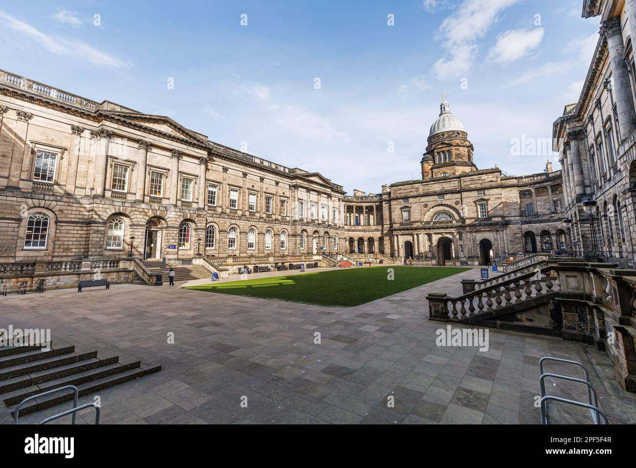 The iconic Old College, home of the School of Law, Talbot Rice Gallery ...