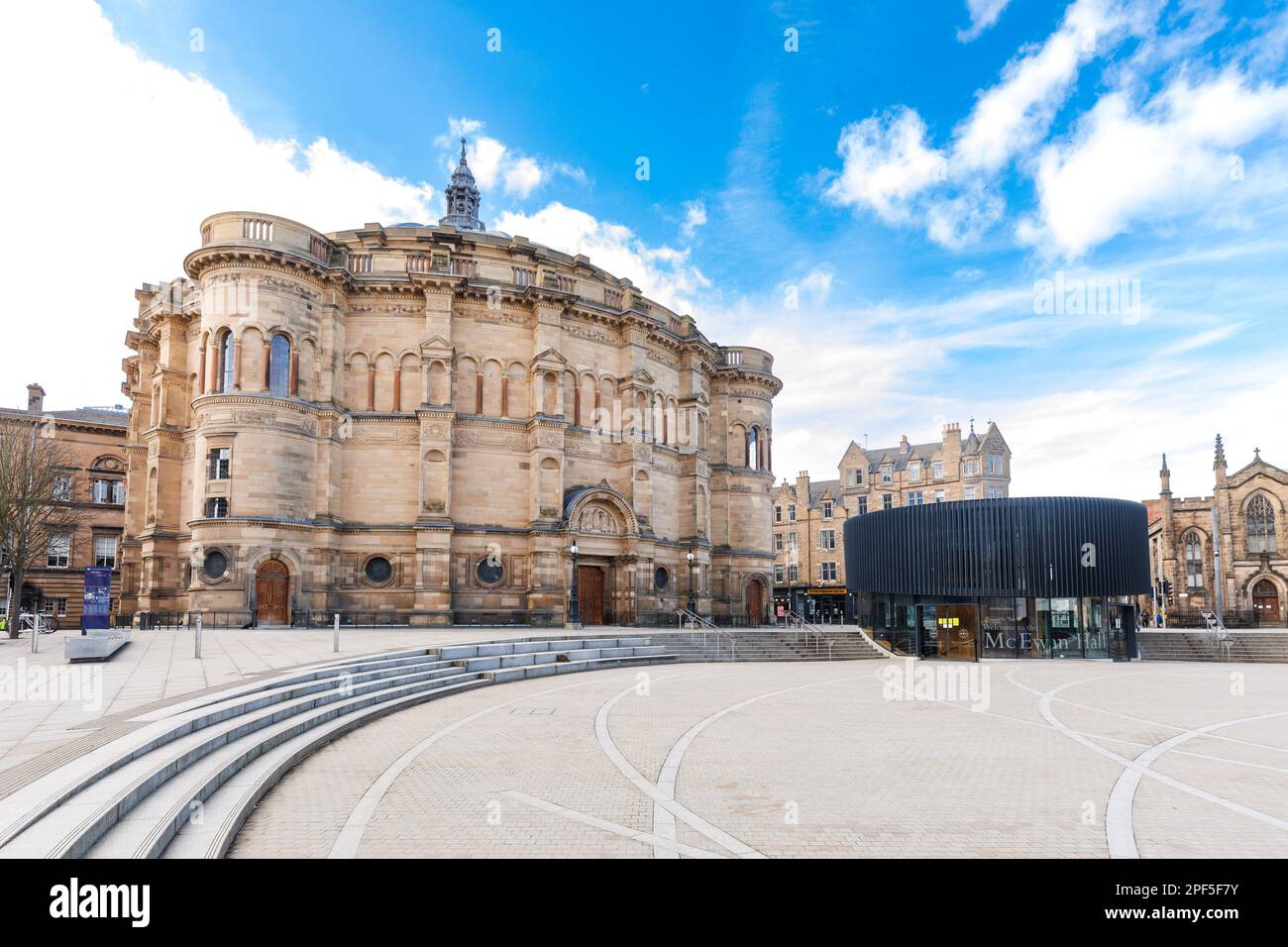 McEwan Hall, the University of Edinburgh graduation hall in Bristo ...