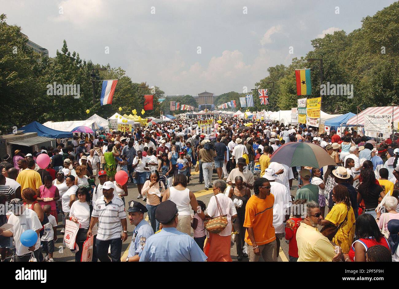Crowds gather on the Benjamin Franklin Parkway to celebrate Unity Day ...