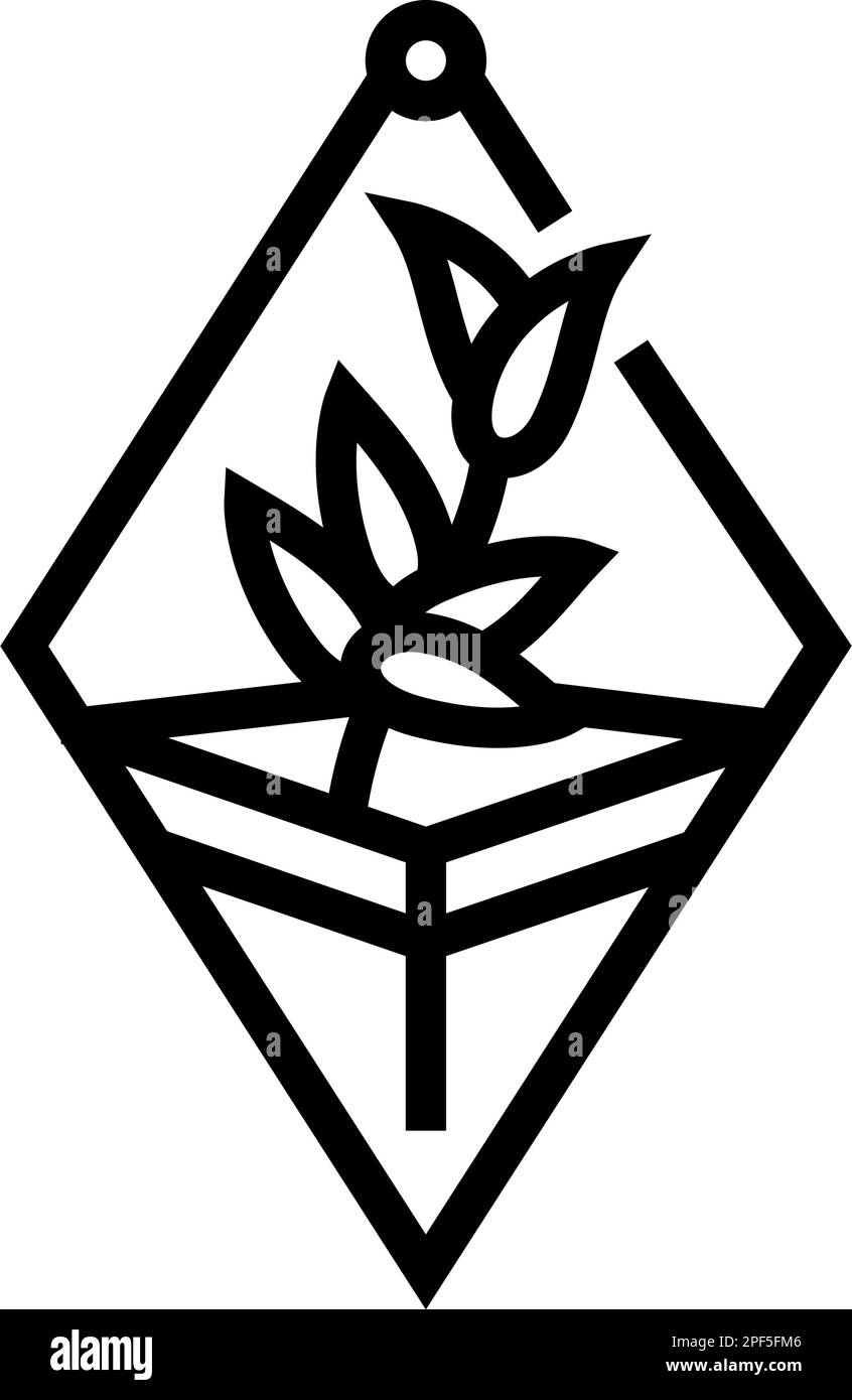 Hanging planter Black and White Stock Photos & Images - Alamy