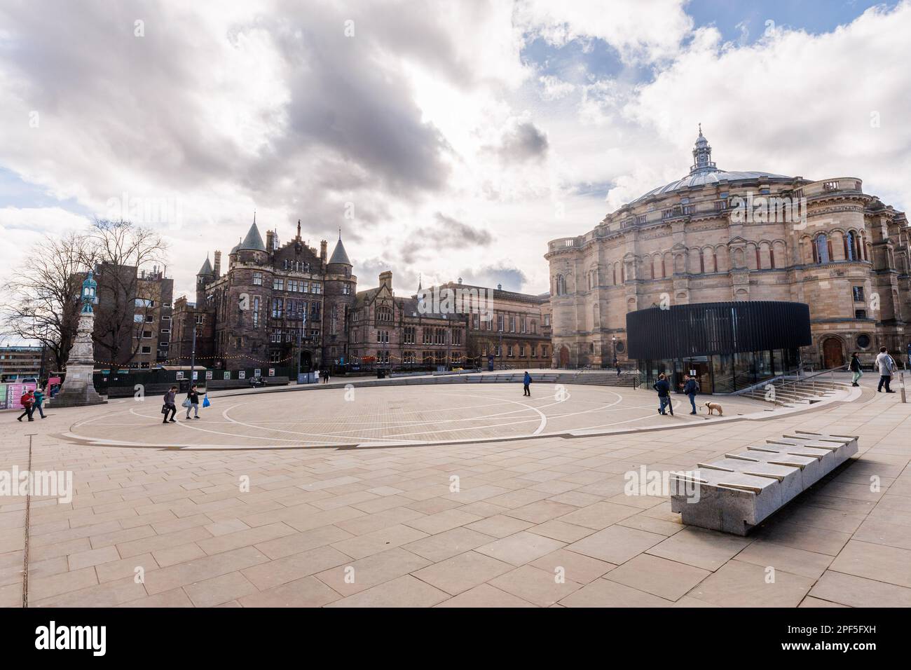Bristo Square with McEwan Hall and Teviot Row House on The University ...