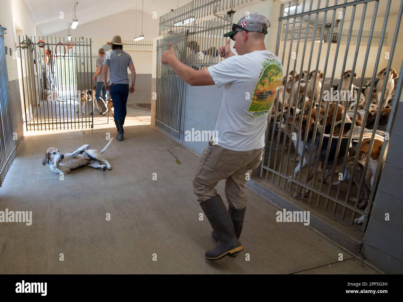 UNITED STATES - May 30, 2019: Johnny Dean gives a playful "thumbs up ...