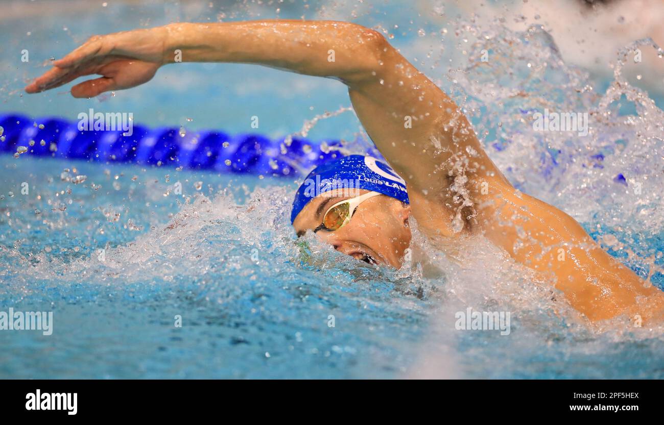 Great Britain’s Louis Lawlor in action during the Men’s MC 100m ...