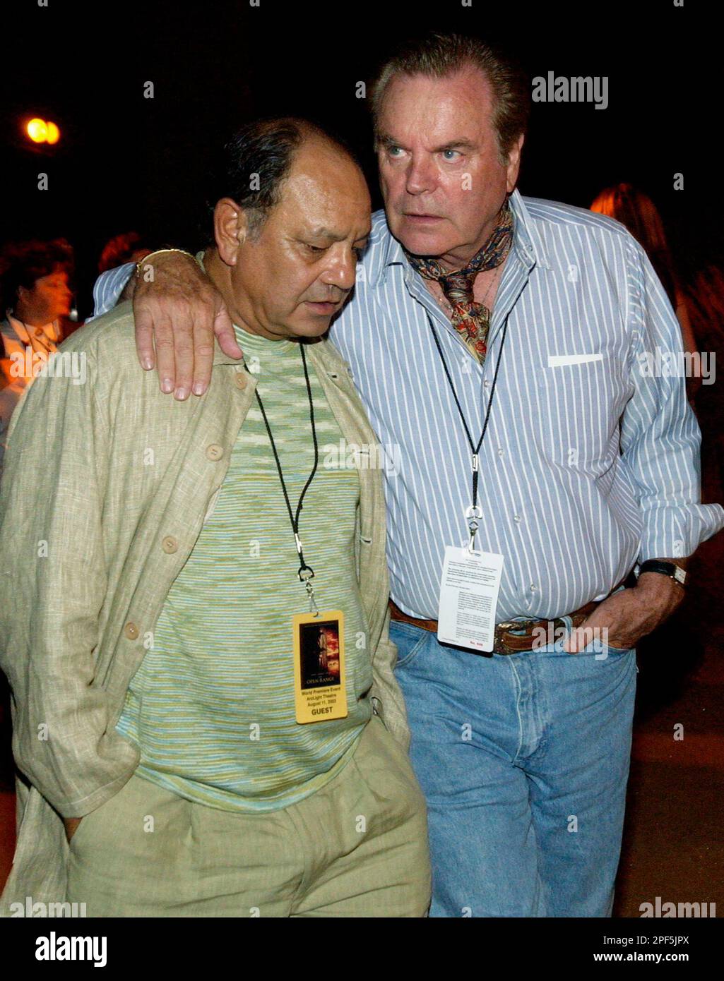 Actors Ceech Marin, left, and Robert Wagner attend the after-party for ...