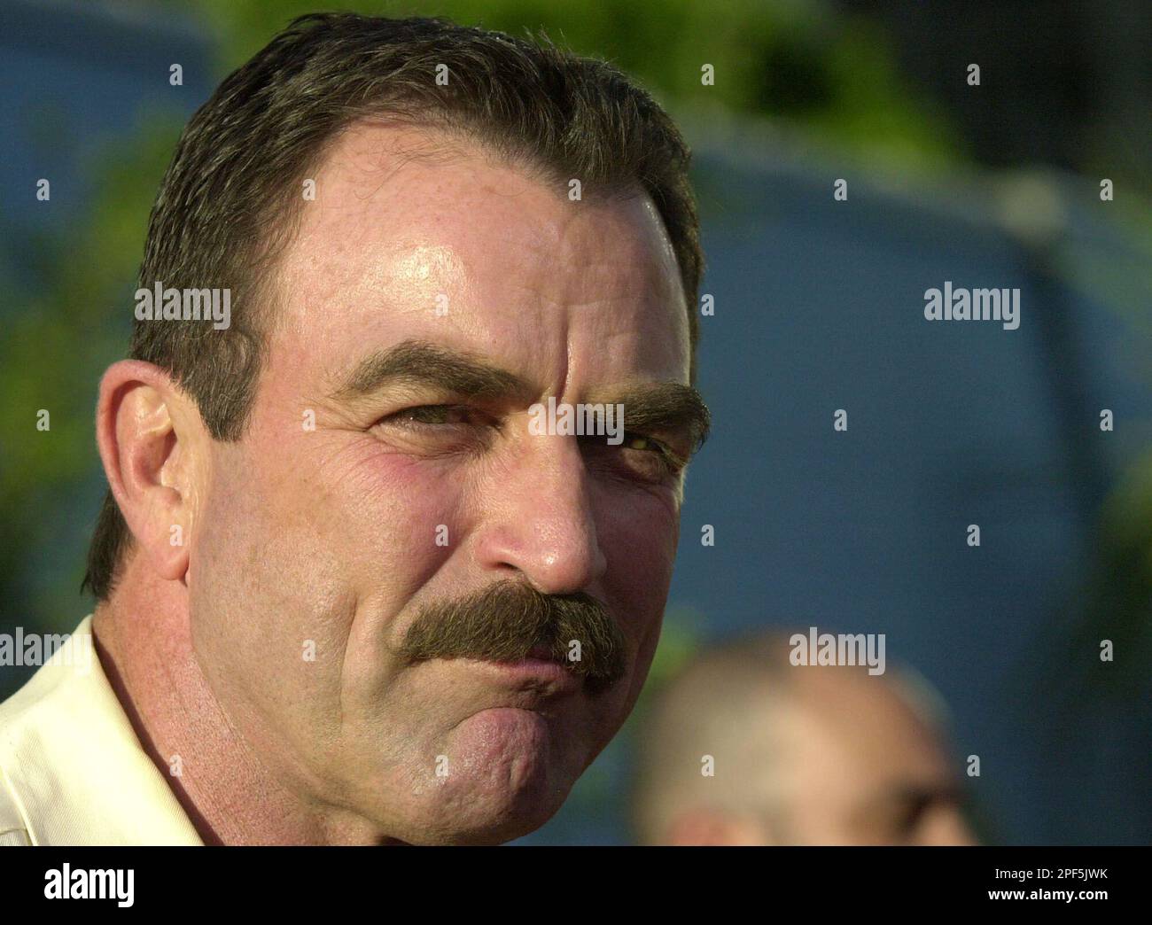 Actor Tom Selleck arrives at the premiere of "Open Range" Monday, Aug ...
