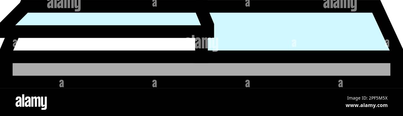 window top view color icon vector illustration Stock Vector Image & Art ...