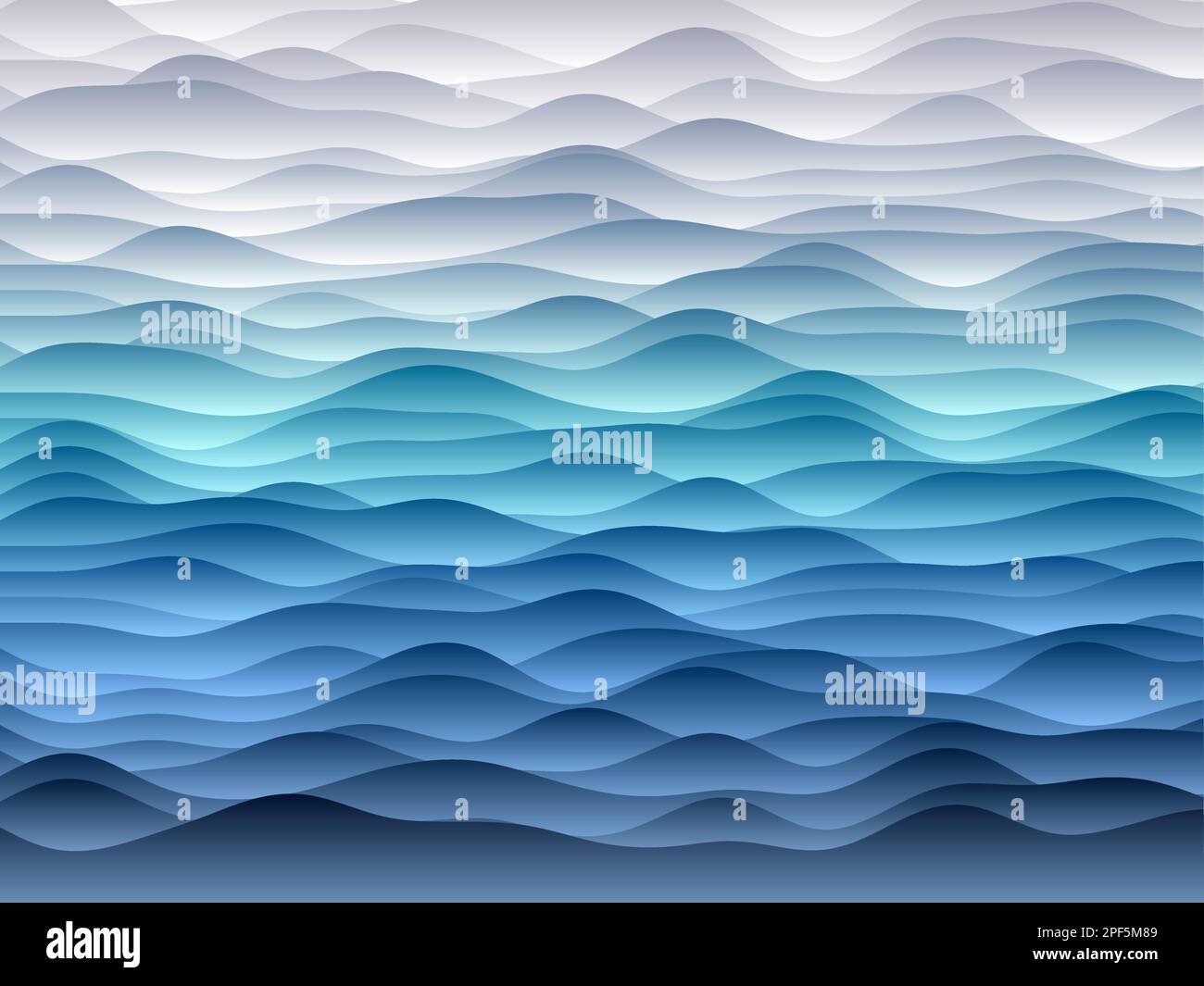 Abstract curves background. Smooth curves with gradients in purple and ...