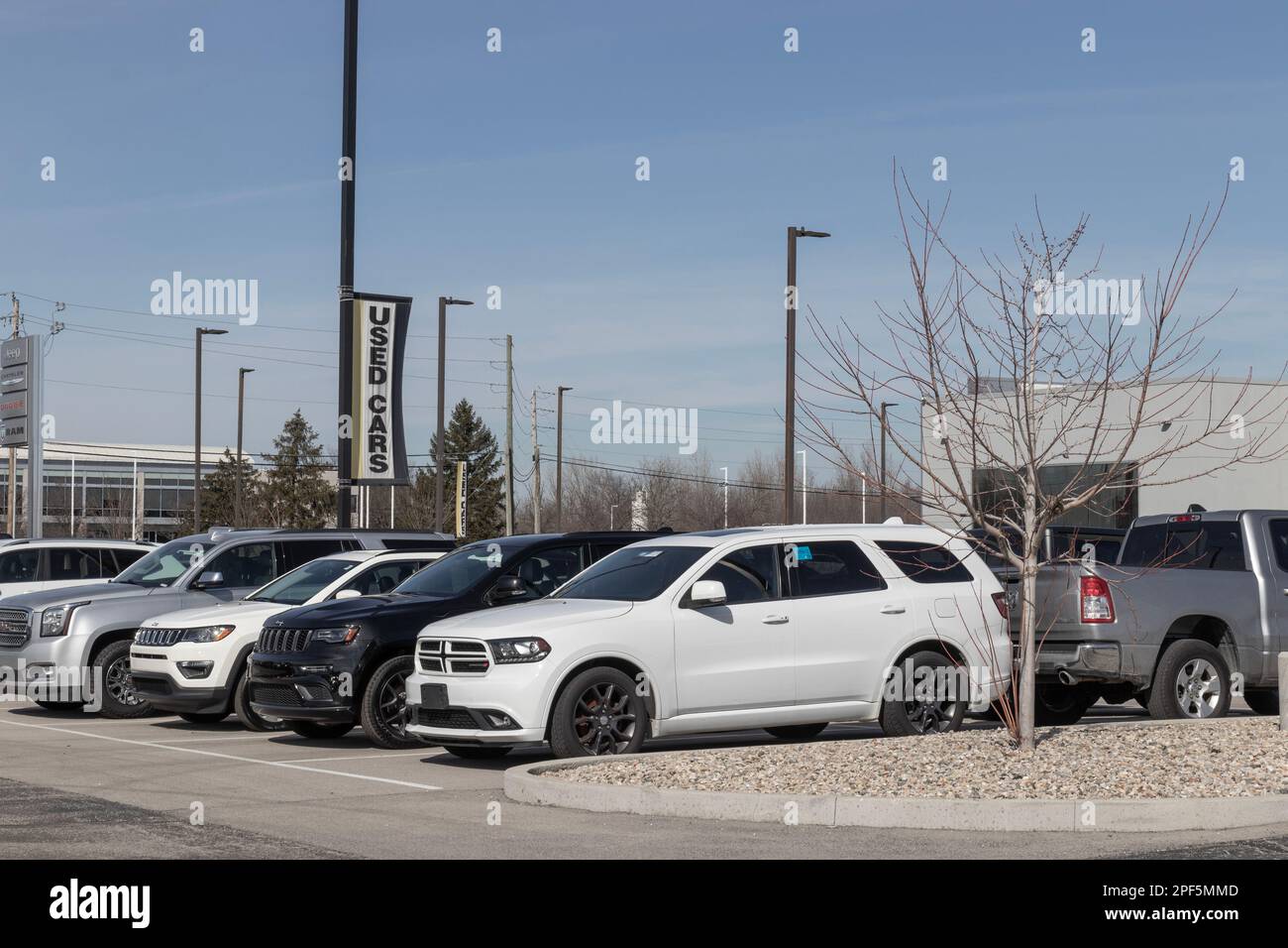Indianapolis - Circa March 2023: Used car display at a Stellantis ...
