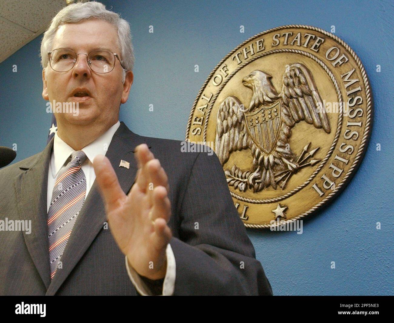 Mississippi Secretary of State Eric Clark predicts Monday, Aug. 4, 2003 ...