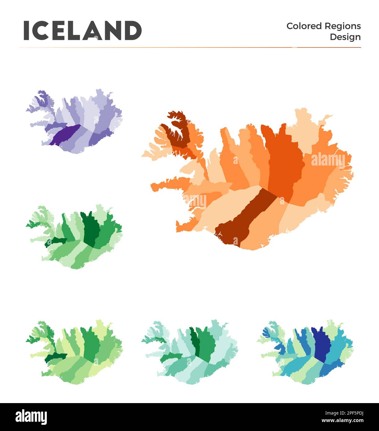 Iceland map collection. Borders of Iceland for your infographic ...