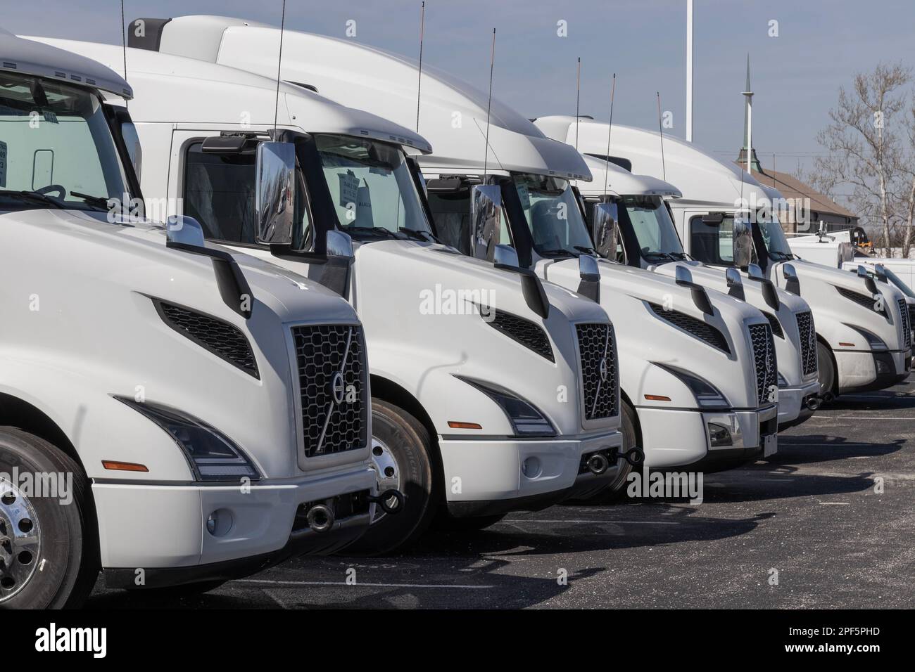 Indianapolis - Circa March 2023: Volvo Semi Tractor Trailer Big Rig ...
