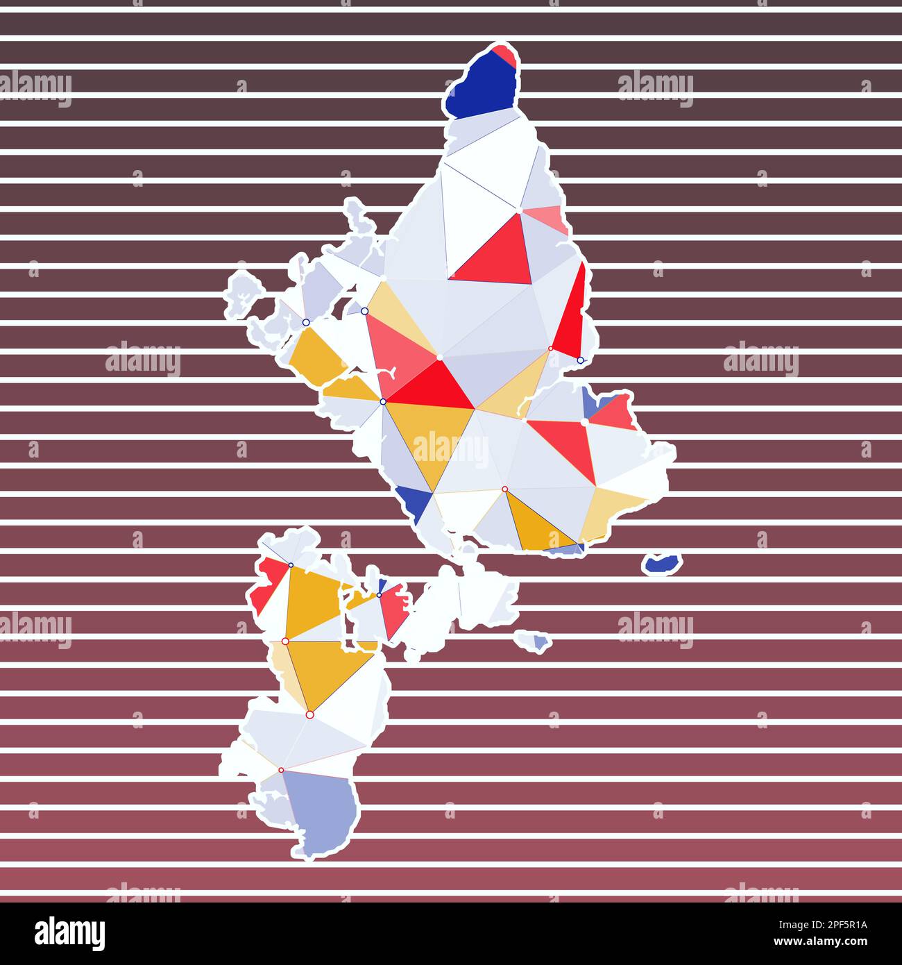 Siargao vector illustration. Siargao design on gradient stripes ...