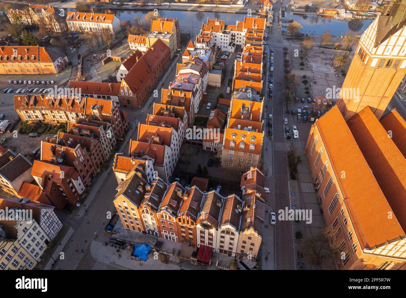 Elblag top down view hi-res stock photography and images - Alamy