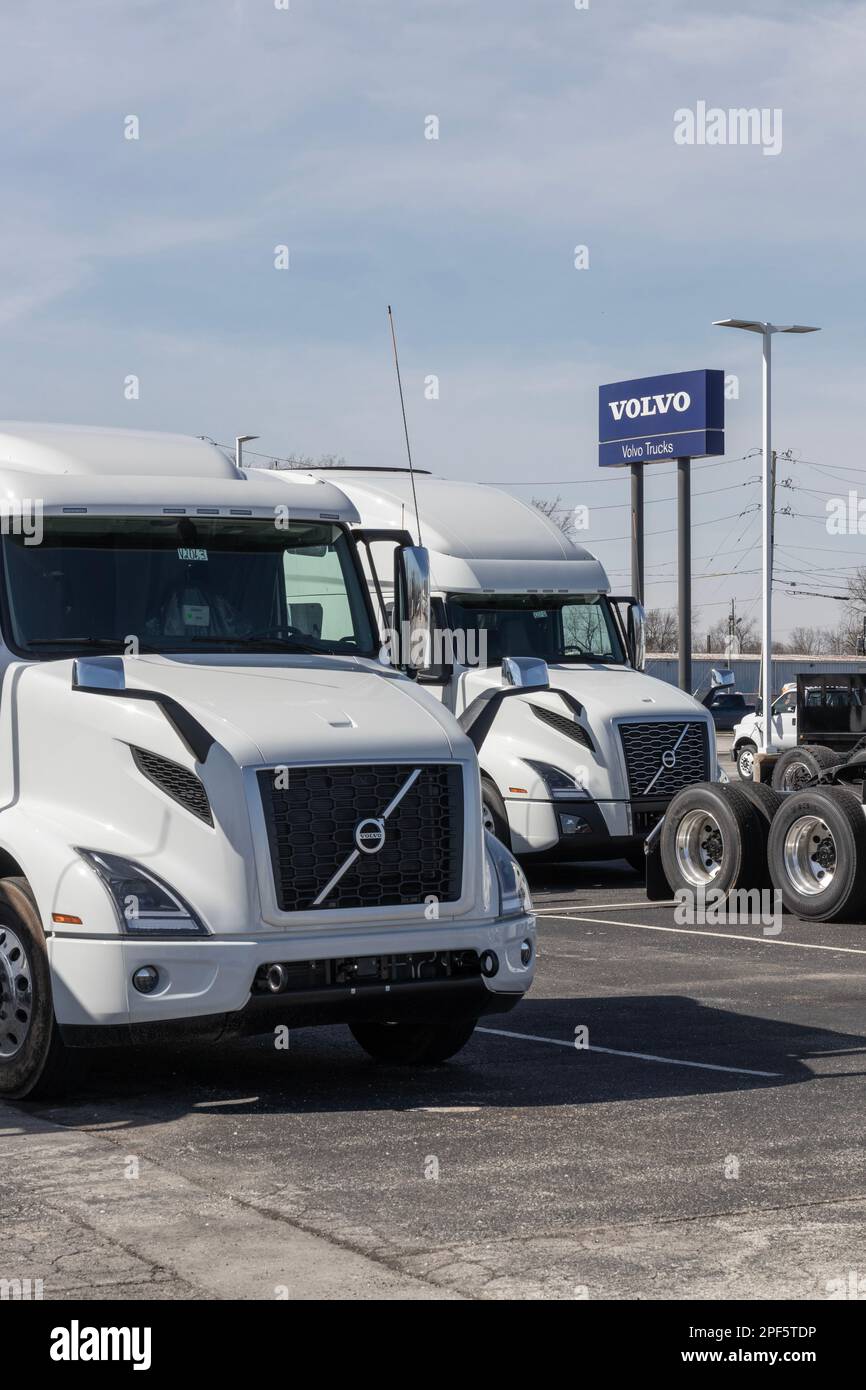 Indianapolis - Circa March 2023: Volvo Semi Tractor Trailer Big Rig ...