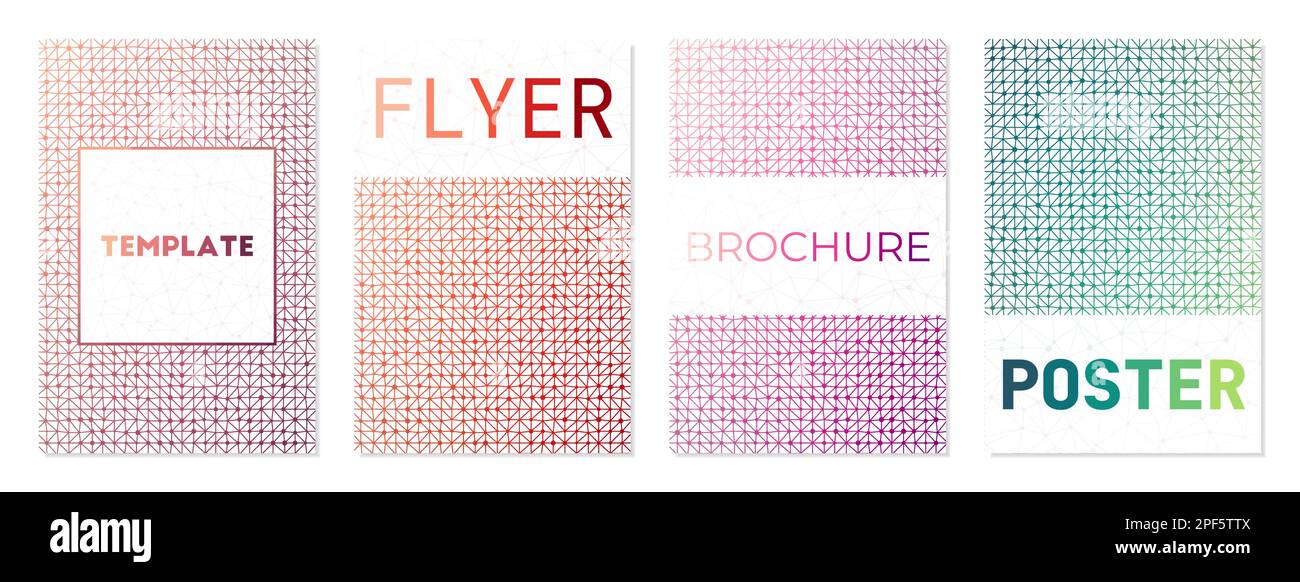 Set of digital covers. Can be used as cover, banner, flyer, poster ...