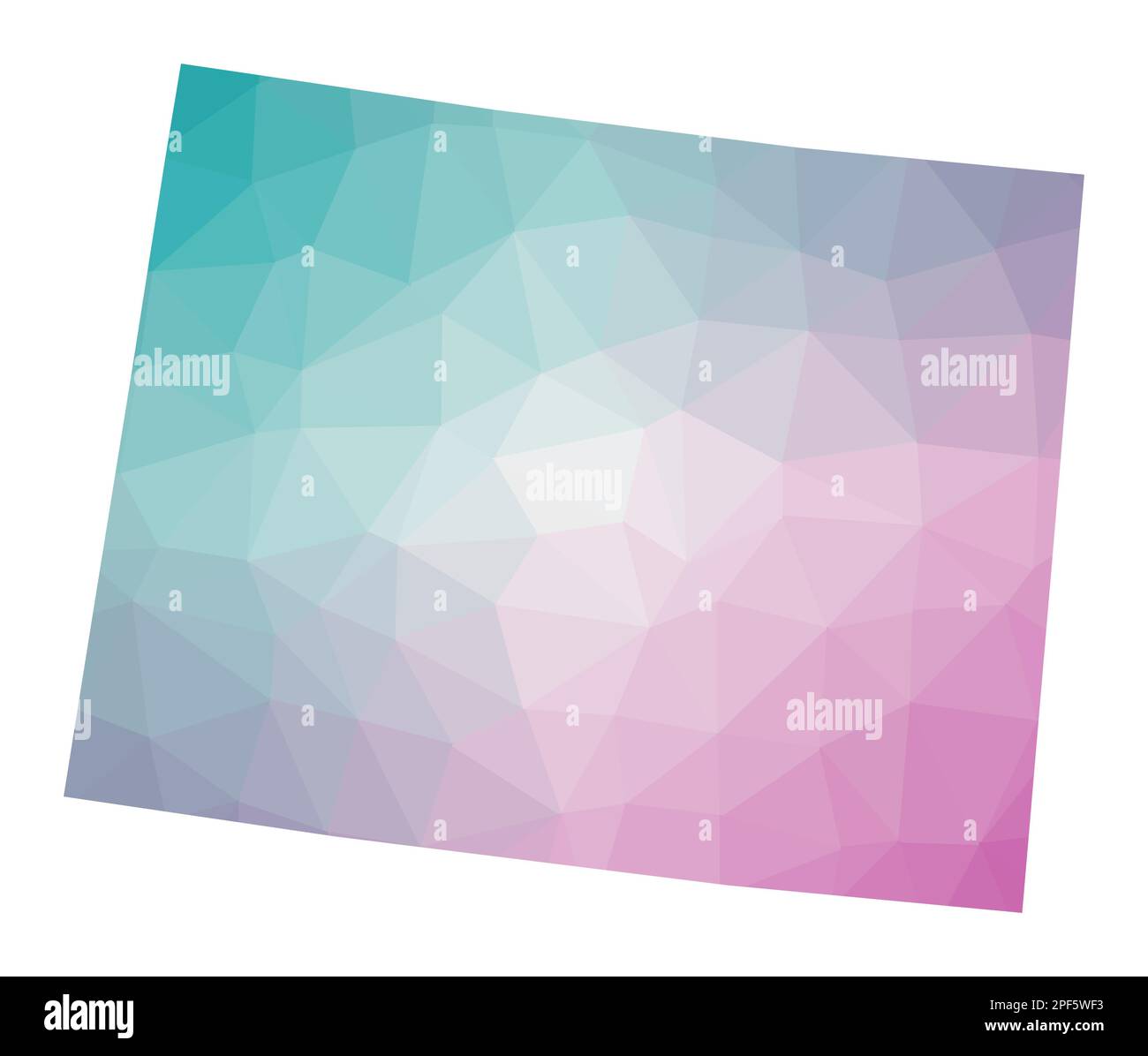 Map of banner wyoming Cut Out Stock Images & Pictures - Alamy