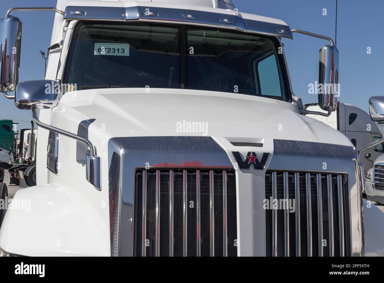 Indianapolis - Circa March 2023: Western Star Semi Tractor Trailer Big ...