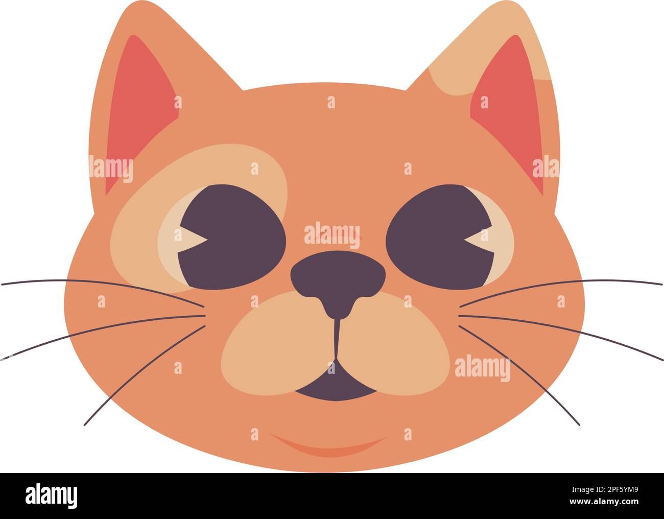 cute cat head Stock Vector Image & Art - Alamy
