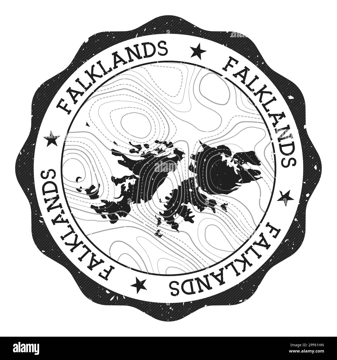 Falklands islands terrain Stock Vector Images - Alamy