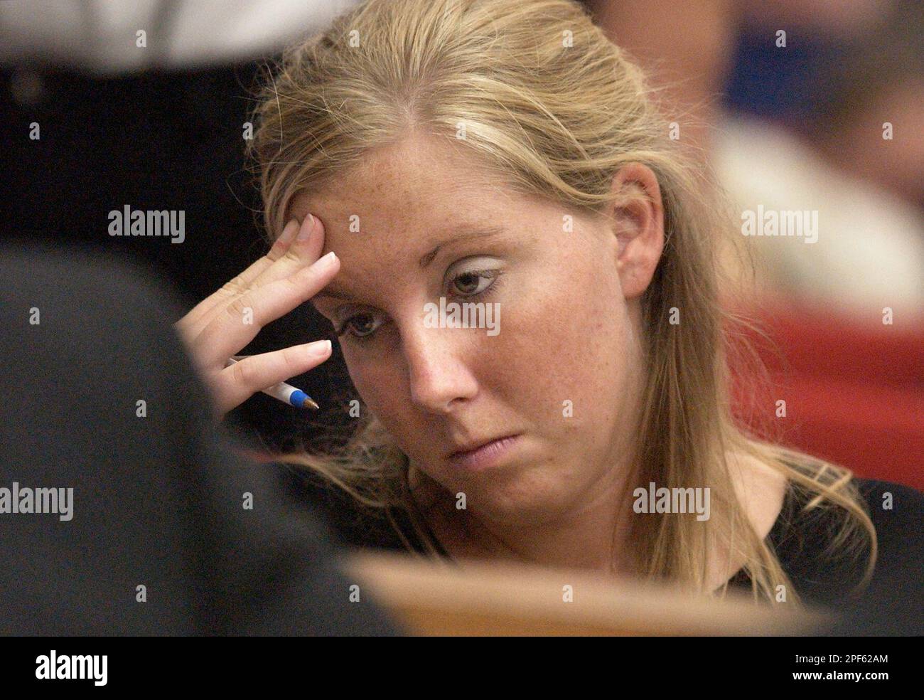 Caitlin Atwater, daughter of Kathleen Peterson, is shown Friday, July 18, 2003, during the ...