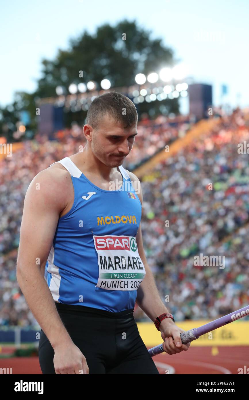Andrian MARDARE of Moldova in the Javelin Final at the European ...