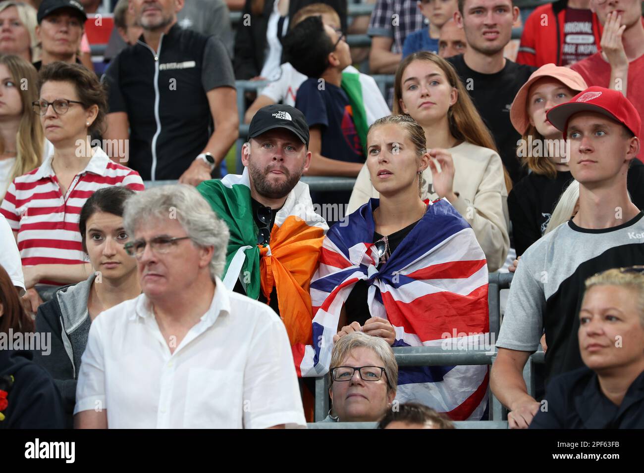 Irish and British Fans at the European Athletics Championship 2022 ...