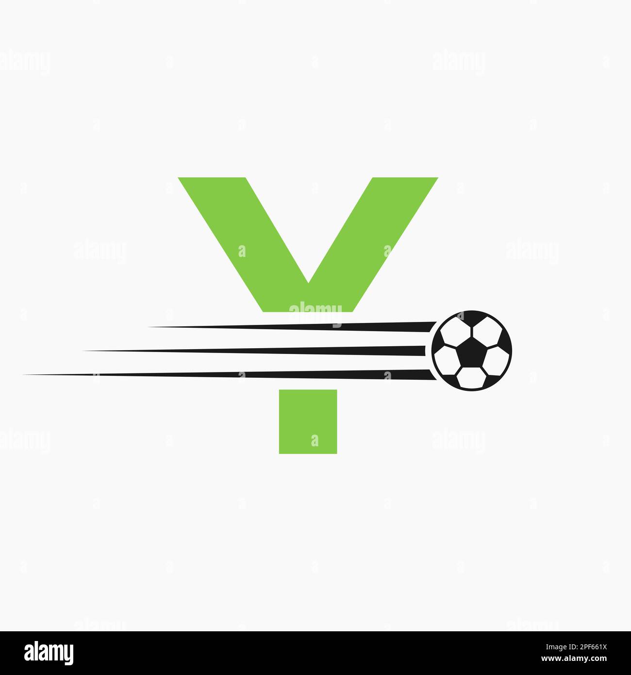 Initial Letter Y Soccer Football Logo. Soccer Club Symbol Stock Vector ...