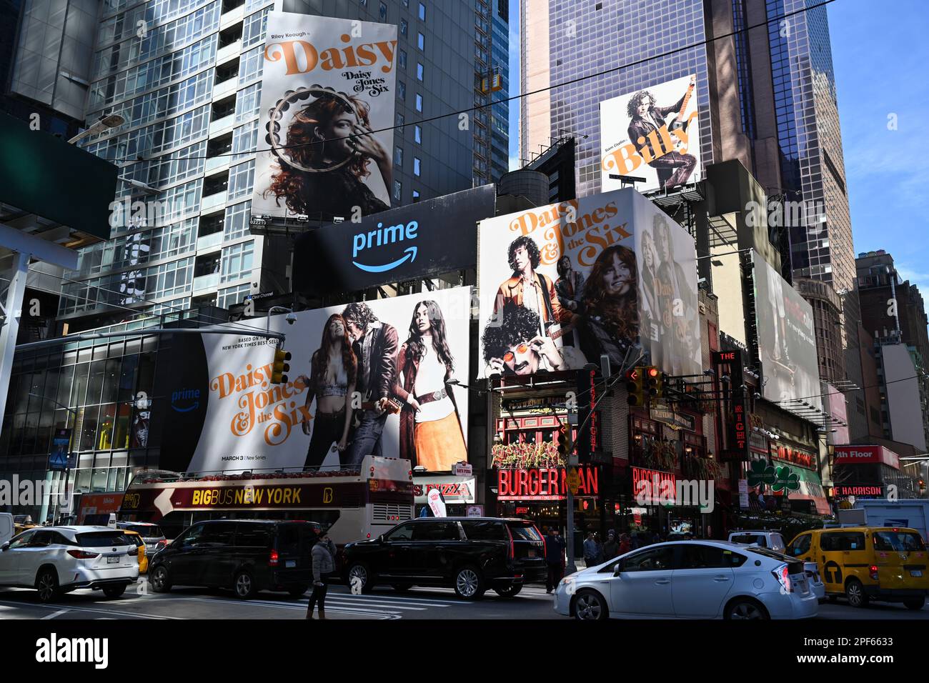 Billboard advertisements for Amazon Prime's 'Daisy Jones and the Six ...