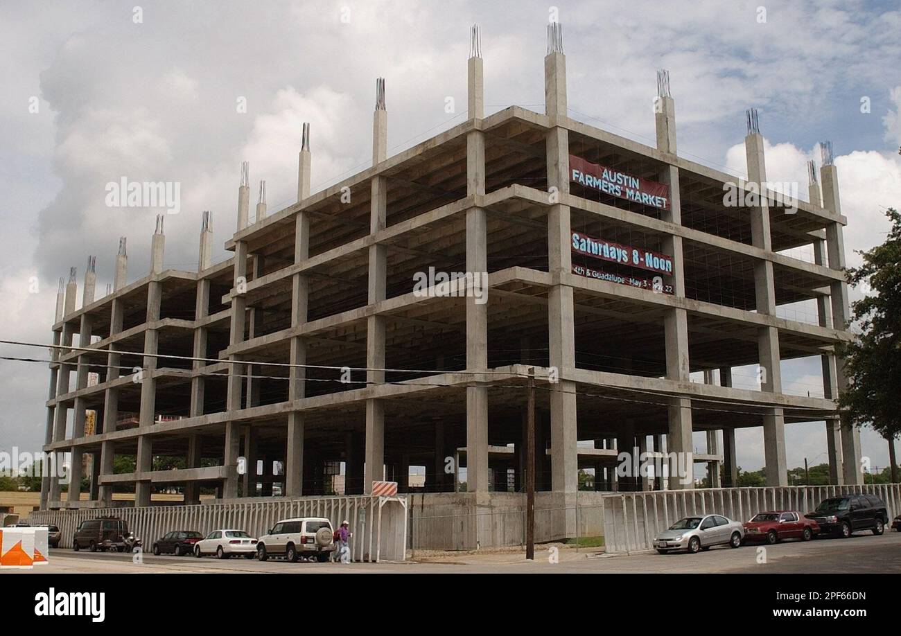 The partially-built Intel Building is shown abandoned Wednesday, July 9 ...