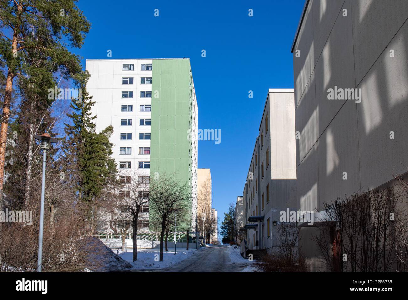 Residential suburban buildings in commonly known as Koivukylä part of ...