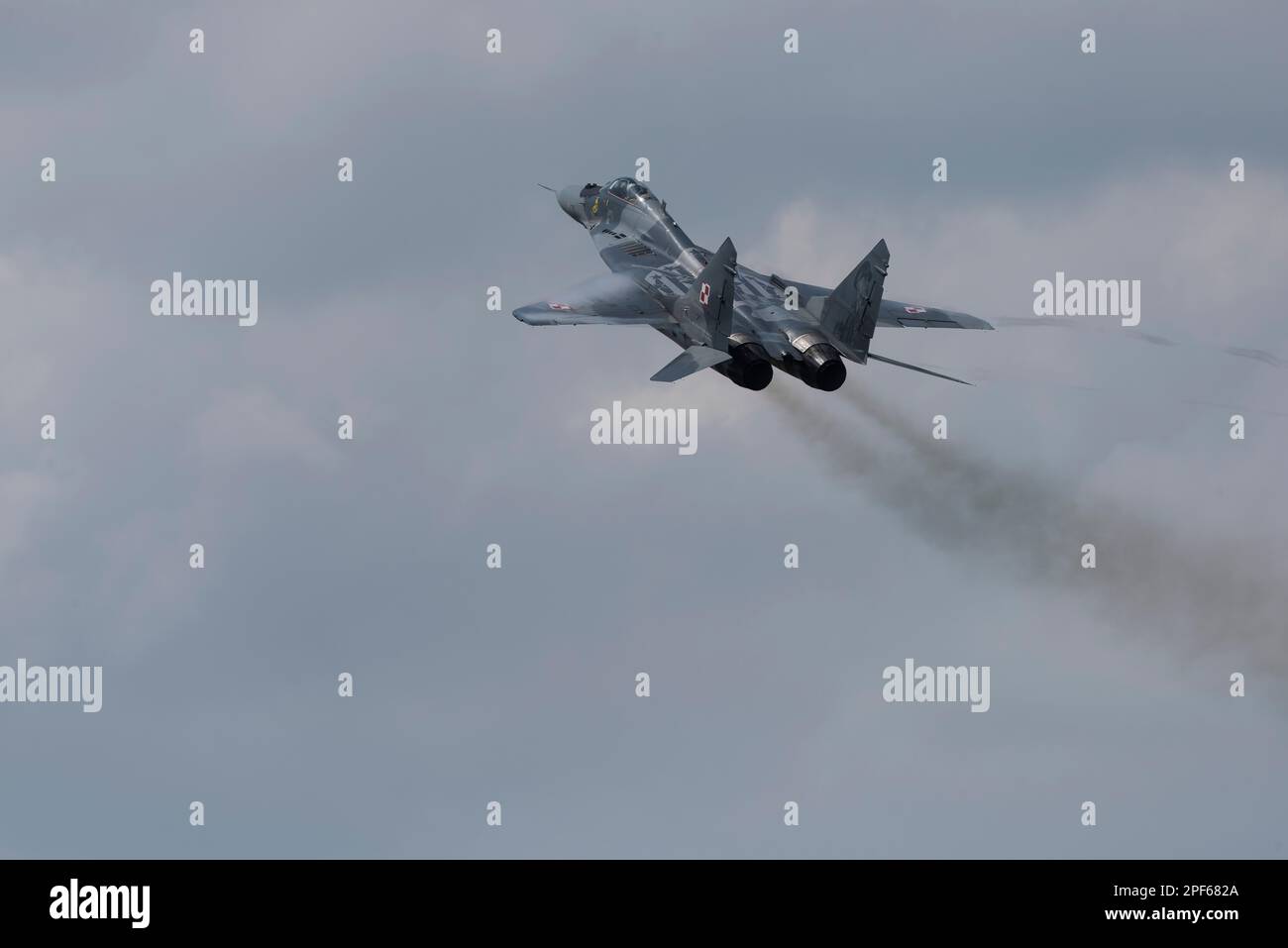 Fighter Jet MIG-29 of the Polish Air Force during exercise Tactical ...