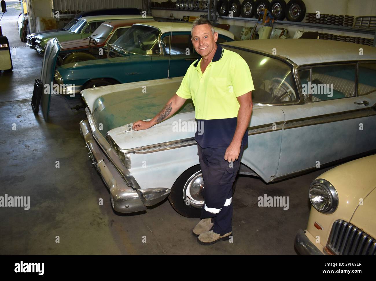 Classic car enthusiast Craig Barham is selling his collection of old ...