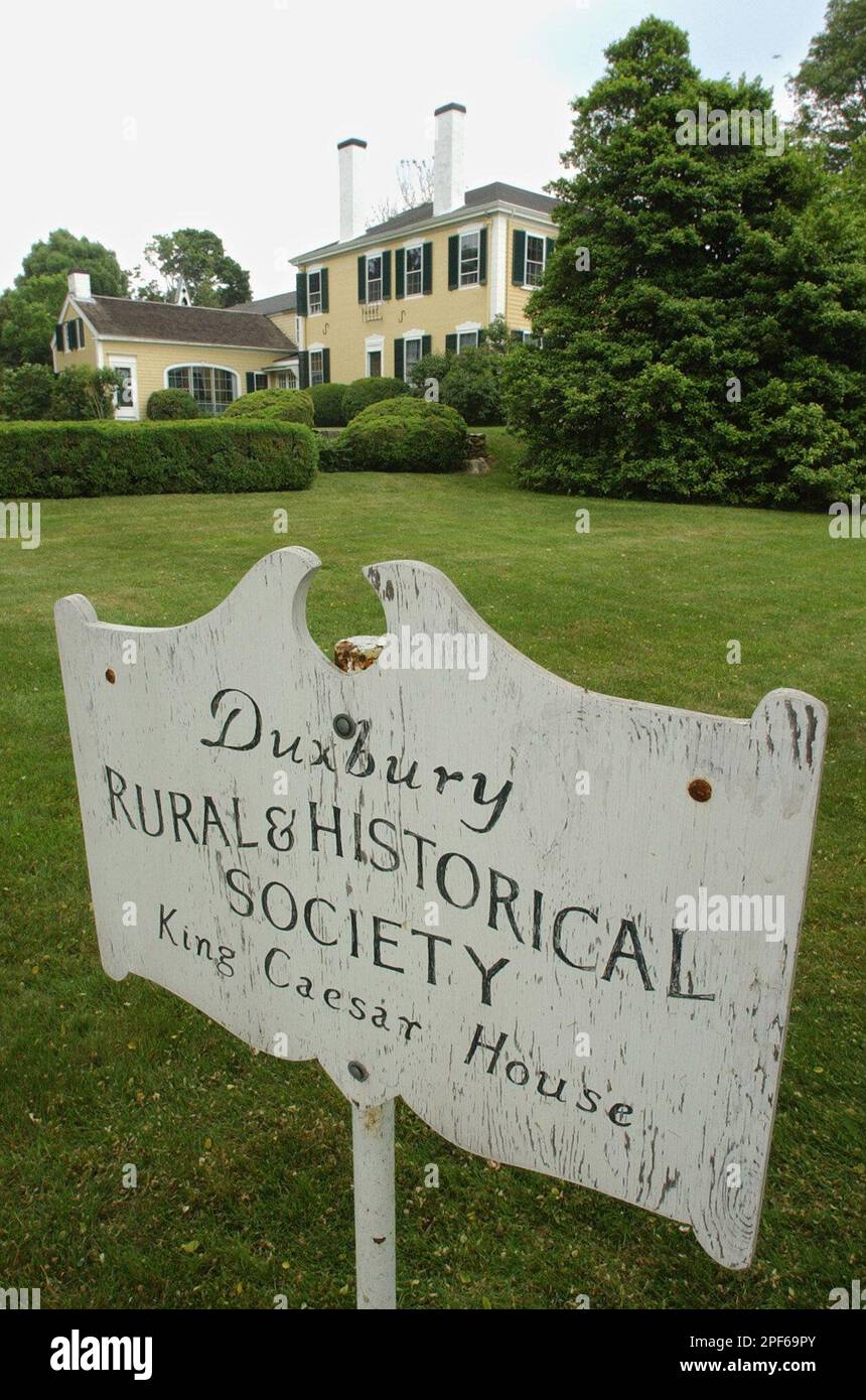 A sign directs vistors to the King Caesar House Monday, June 30, 2003 ...
