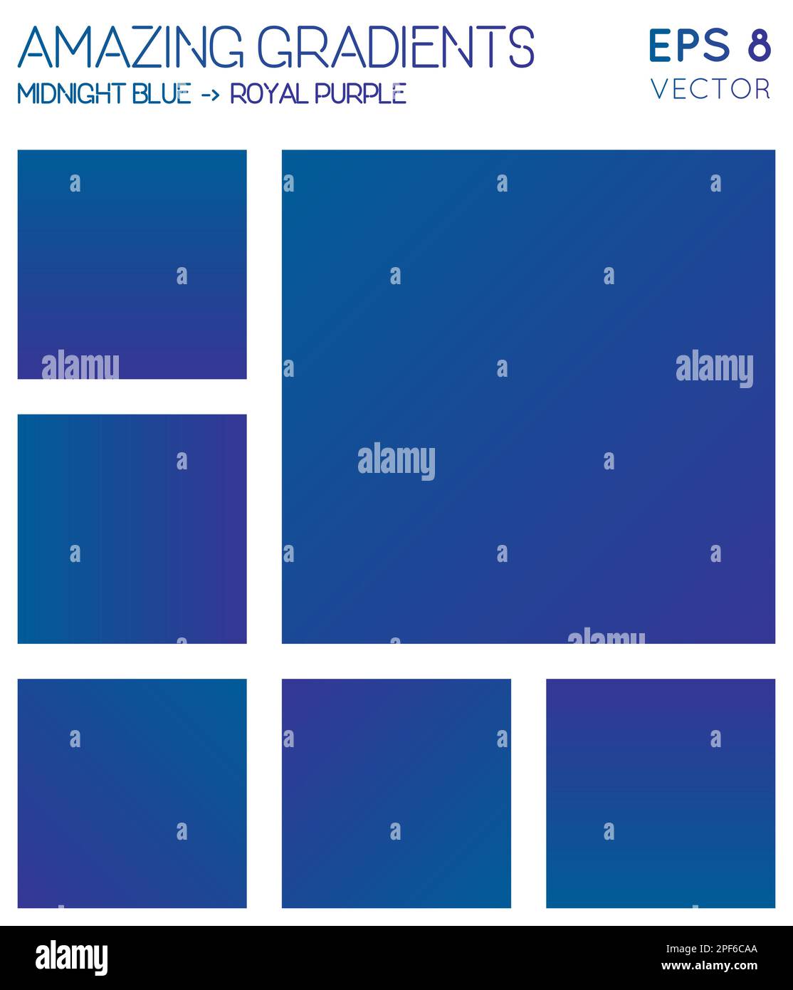 Colorful gradients in midnight blue and royal purple color tones ...