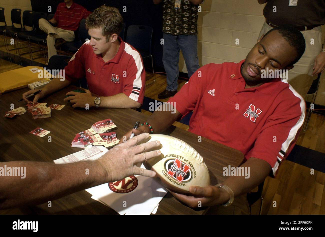 Nebraska quarterback Jammal Lord, right, and teammate cornerback Pat ...