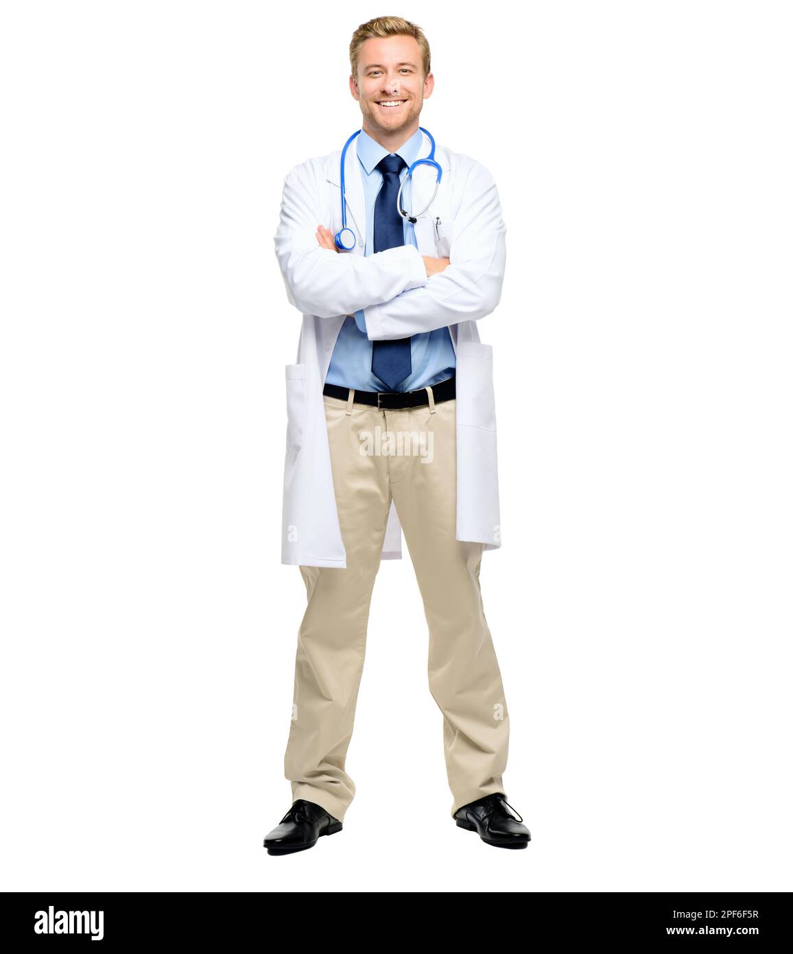 Doctor portrait fullbody Cut Out Stock Images & Pictures - Alamy