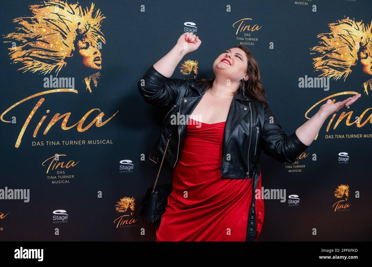 Stuttgart, Germany. 16th Mar, 2023. Singer Alina Wichmann comes to the ...