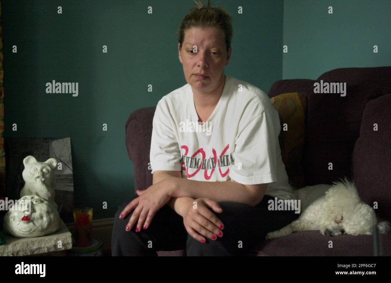 Dawn Sweeney pauses as she talks about her slain son, Jason, 16, in the ...