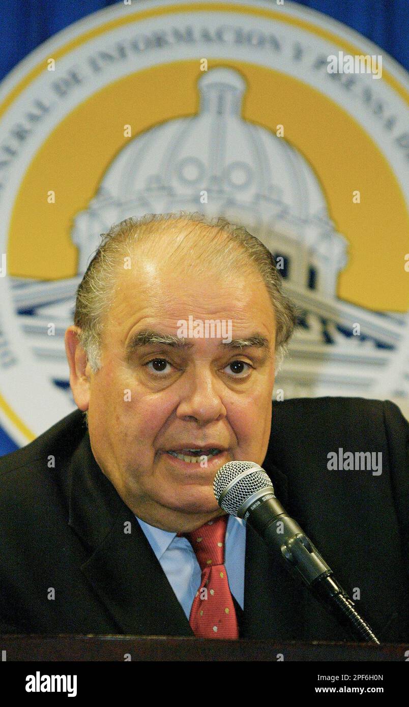Inter-American Development Bank President Enrique Iglesias, speaks ...