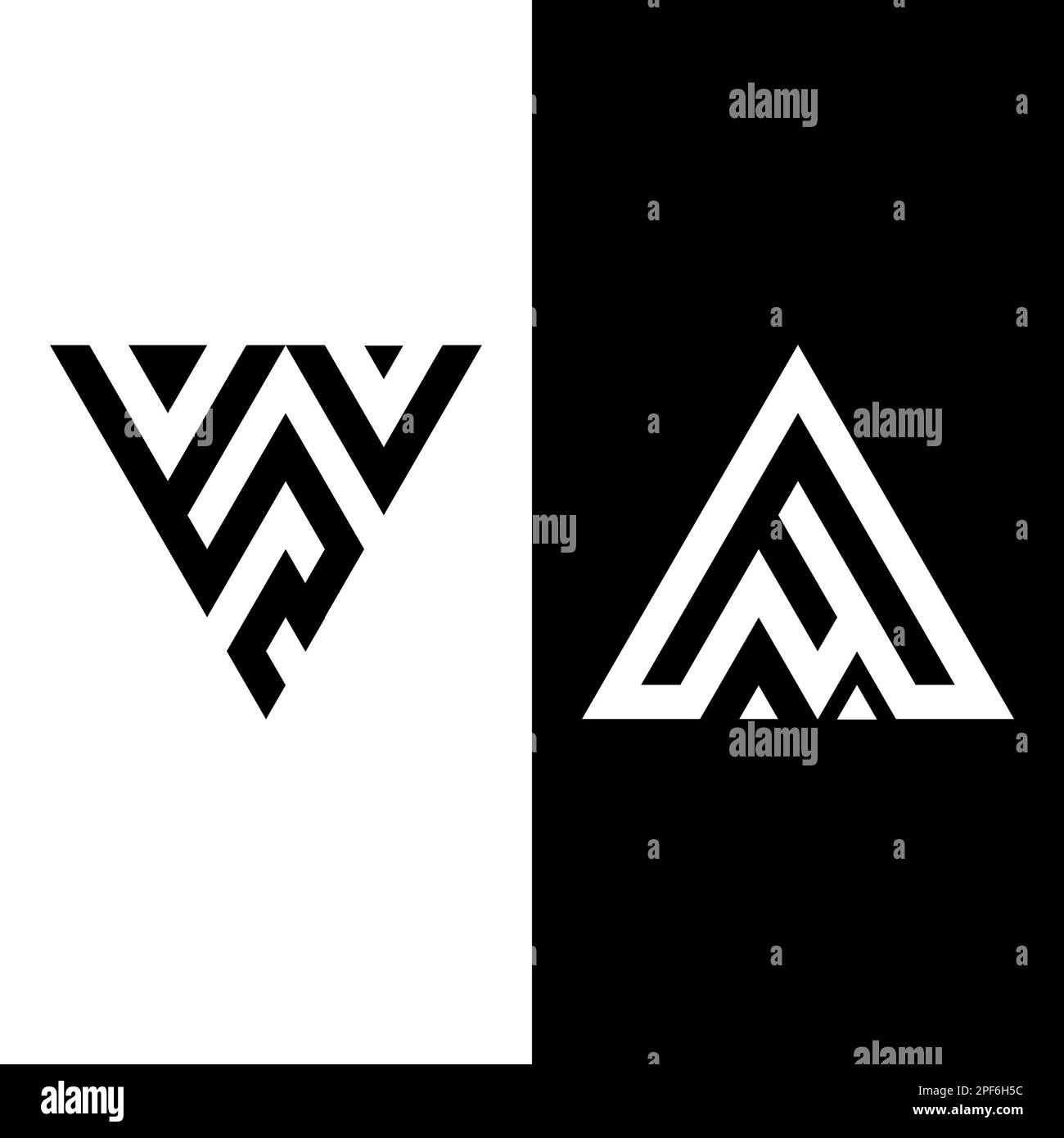 Letter logo, abstract logo, monogram logo, simple logo, modern logo and ...