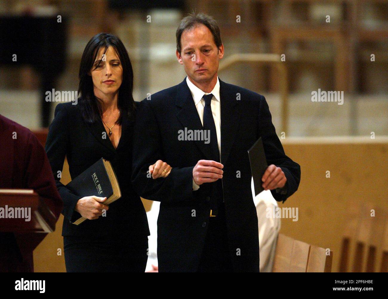 Cecilia Peck, left and Anthony Peck, daughter and son of actor Gregory ...