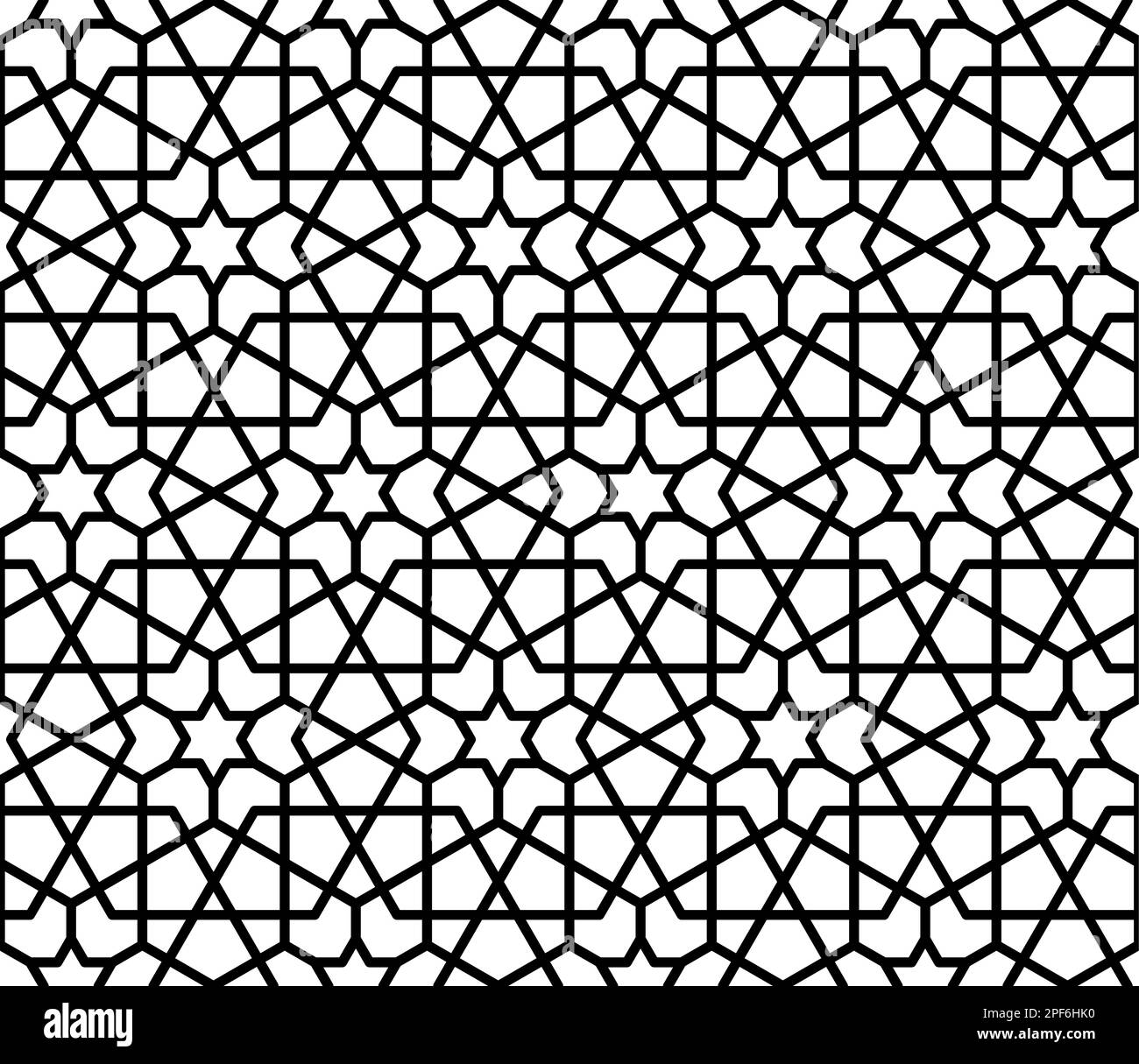 Mashrabiya arabesque arabic pattern, vector seamless islamic background ...