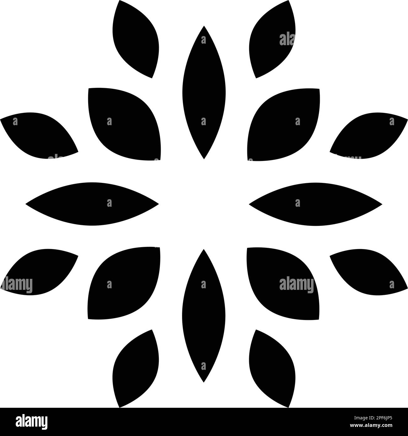 Unique flower shape Black and White Stock Photos & Images - Alamy