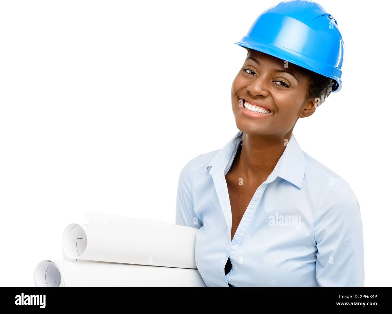 Let the building begin. Studio shot of a young building contractor ...