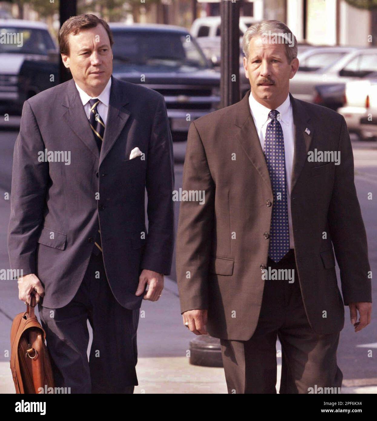 Mike Blanton, right, former deputy commissioner of Agriculture, and ...